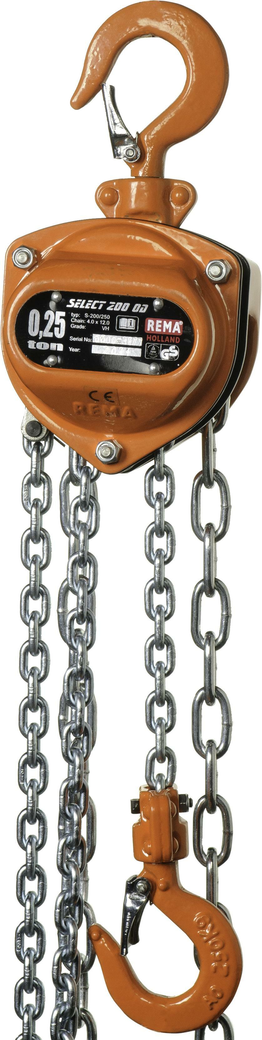REMA 0120000-7 S-200 hand hoist (250kg/7m) | Klium