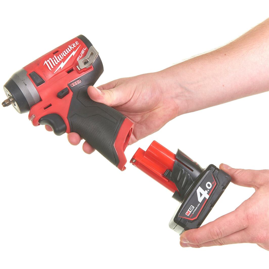 MILWAUKEE M12 FIW14-0 FUEL subcompact cordless impact spanner 1/4 ...