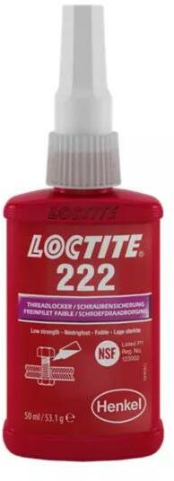 LOCTITE 222 low-strength threadlocker for general use (50 ml bottle ...