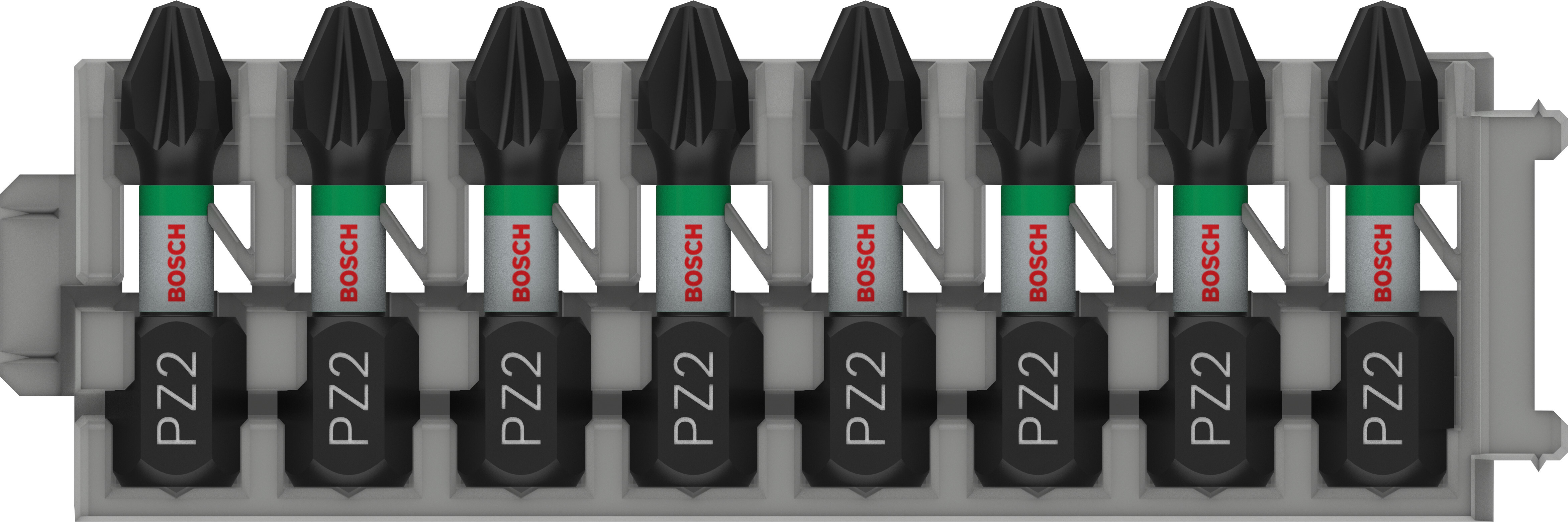 BOSCH 2608522325 screwdriver bit Impact Control PZ2, 25 mm (8 pcs) | Klium