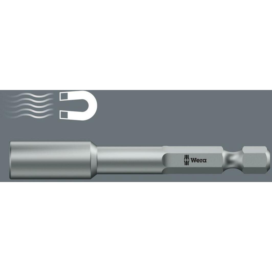 WERA 869/4 M cap bit magnetic 1/4" x 65 mm - 05060255001 | Klium
