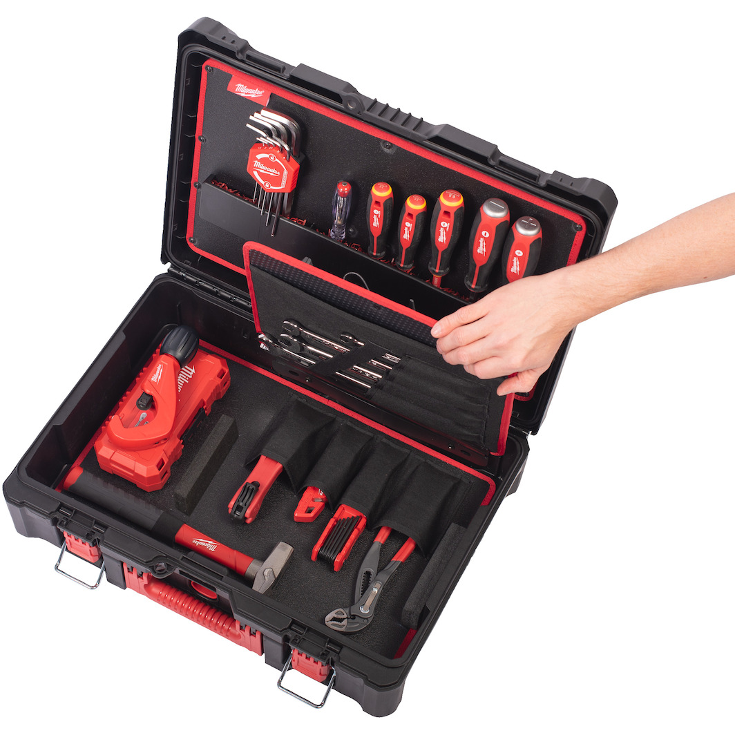 MILWAUKEE 4932499467 PACKOUT case for the plumber 74-piece | Klium