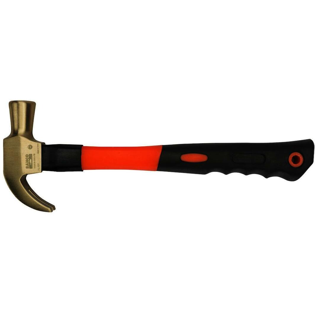 BAHCO NS508-700-FB claw hammer with fibreglass handle, non-sparking ...