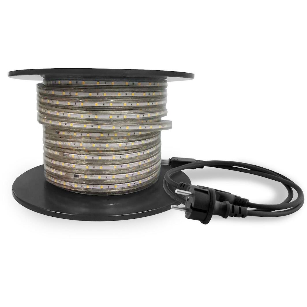 LUMX LM 23046 LS-45 LED strip roll 45 m with plug 200 lumens - 60 LEDs ...