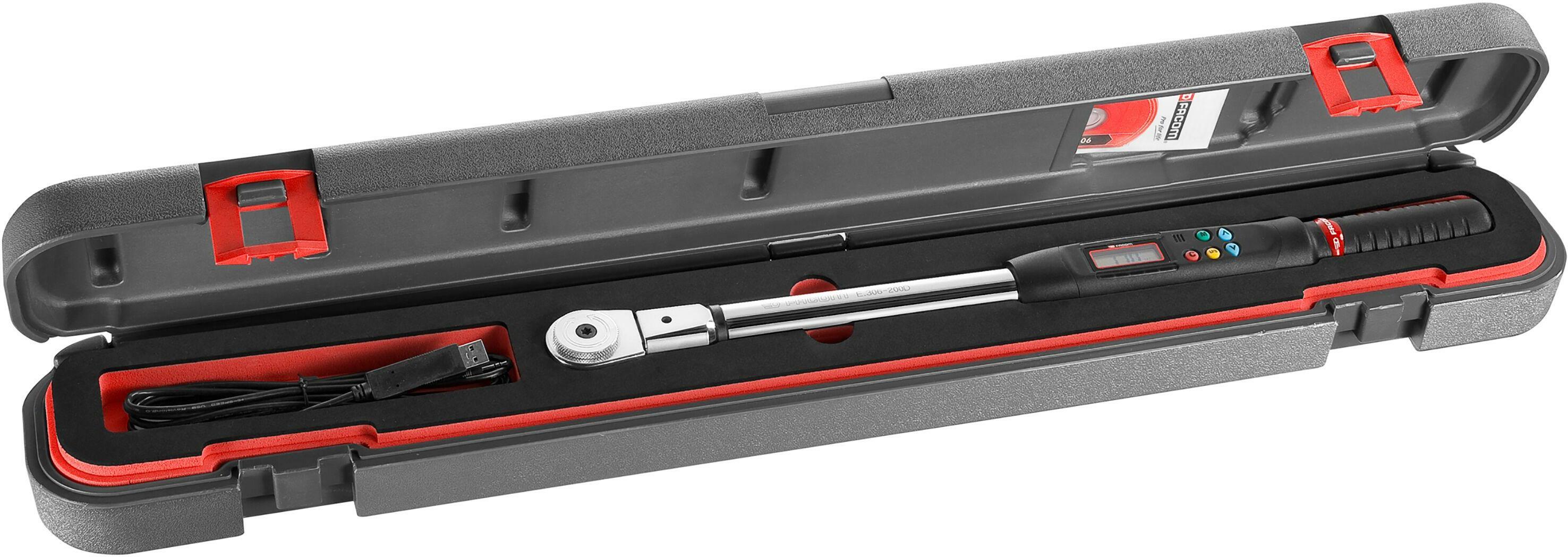 FACOM E.306A200S torque spanner with ratchet 340 nm | Klium