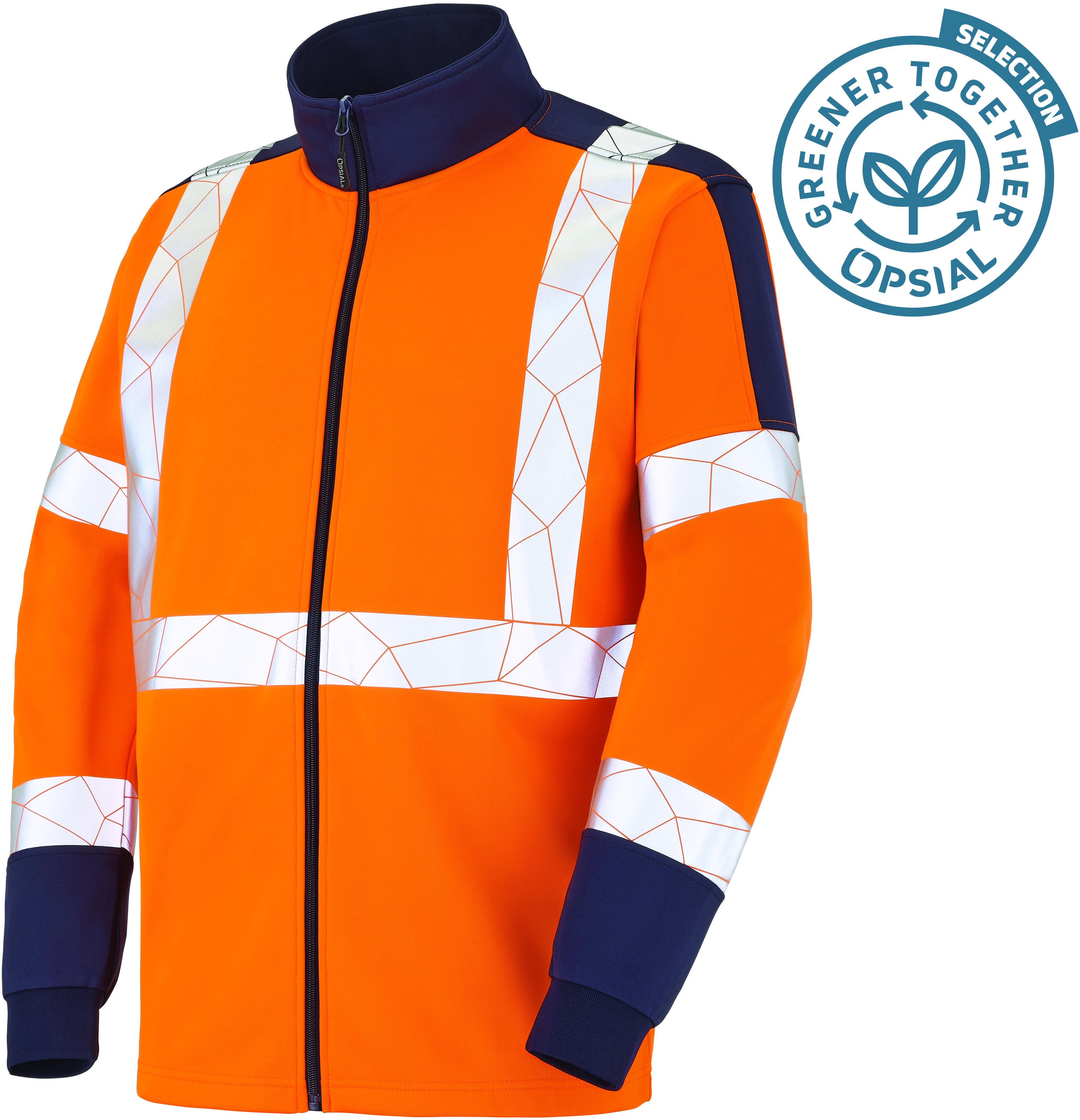 OPSIAL MAXIMUS OGT hi-vis vest, class 3 (fluorescent orange/marine ...