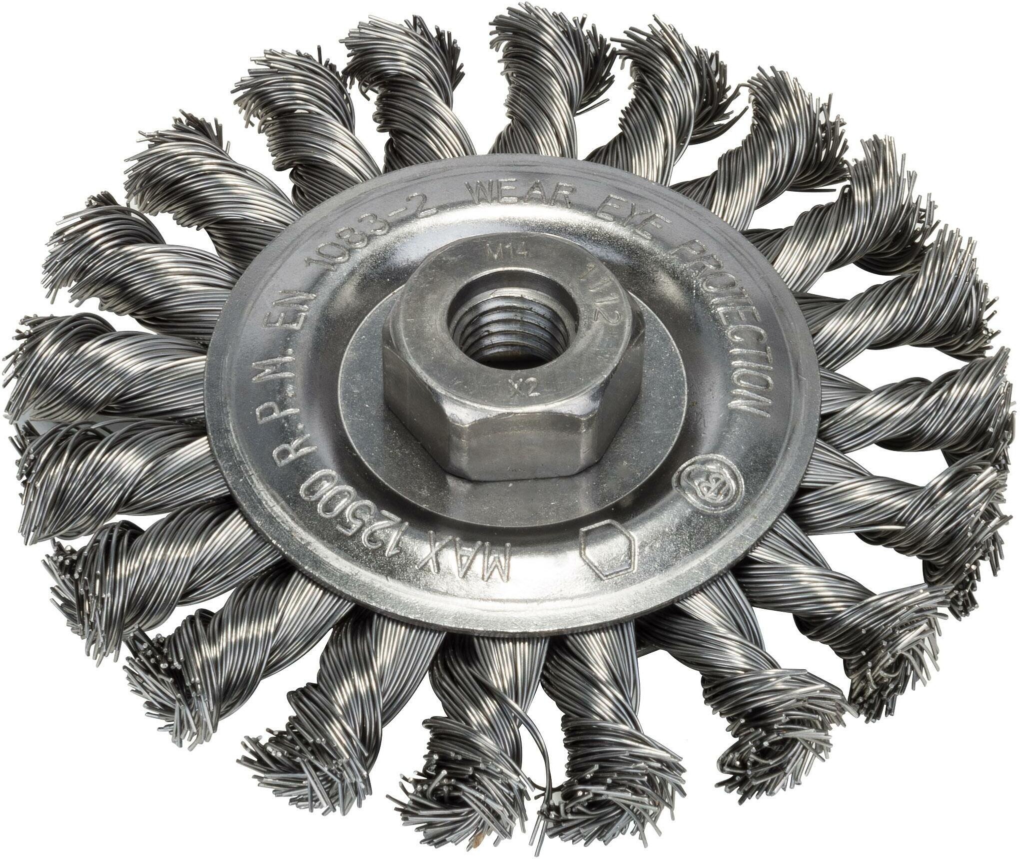 BOSCH 2609256512 flat steel wire brush, Ø 115 mm, M14 | Klium