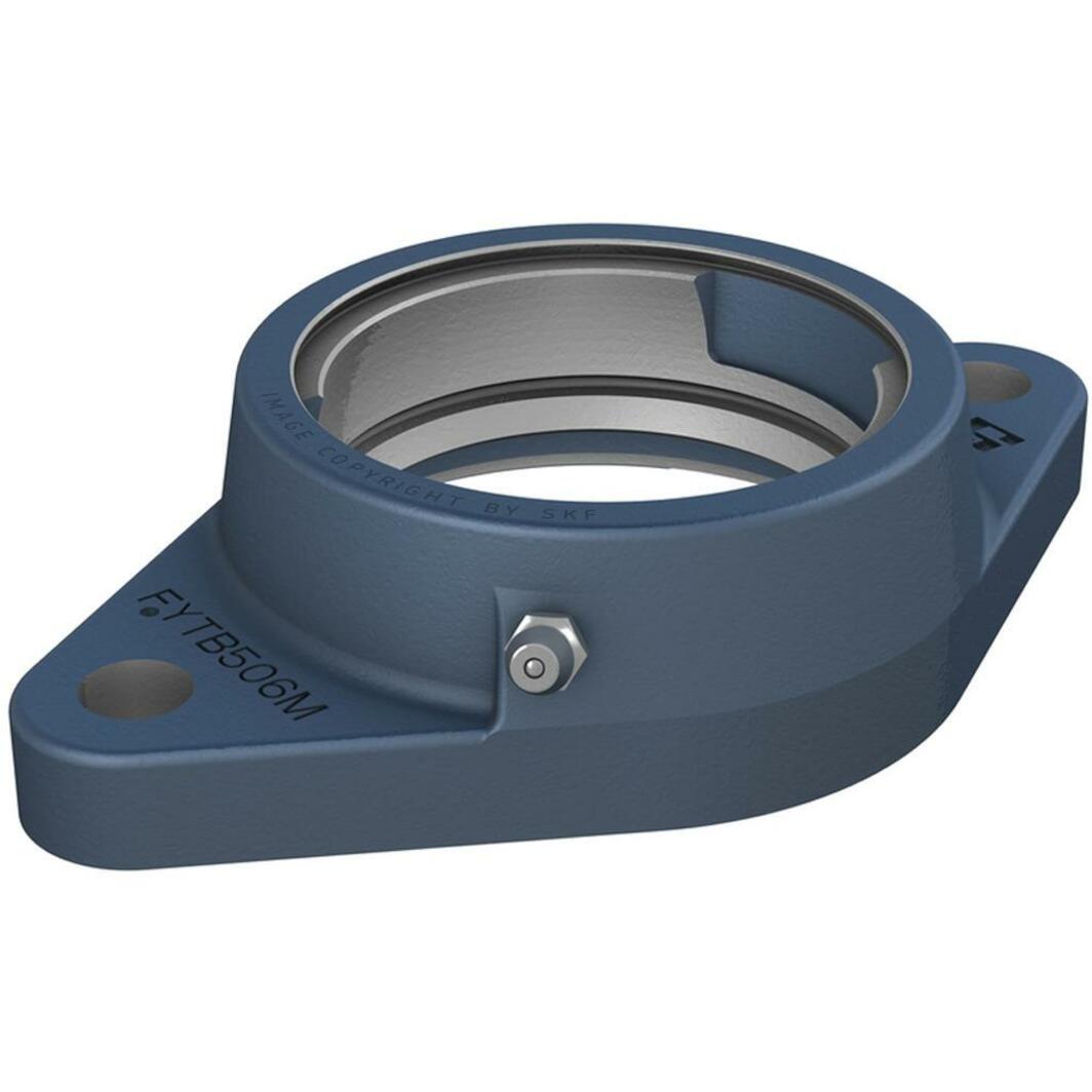 SKF FYTF 507 cast iron bearing housing with oval flange for insert ...