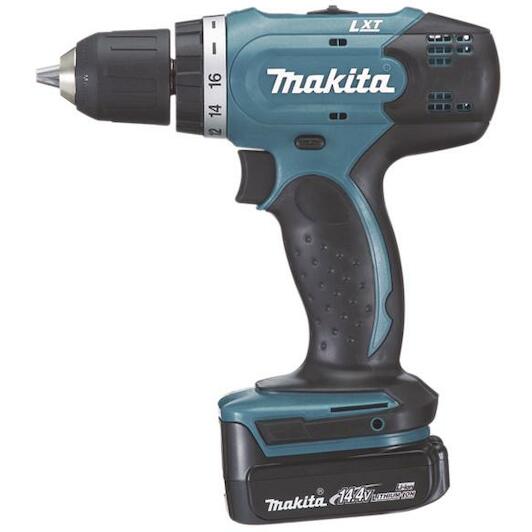 MAKITA DDF343RYX2 14.4V cordless drill with accessories in case 2x 1.5Ah battery charger Klium