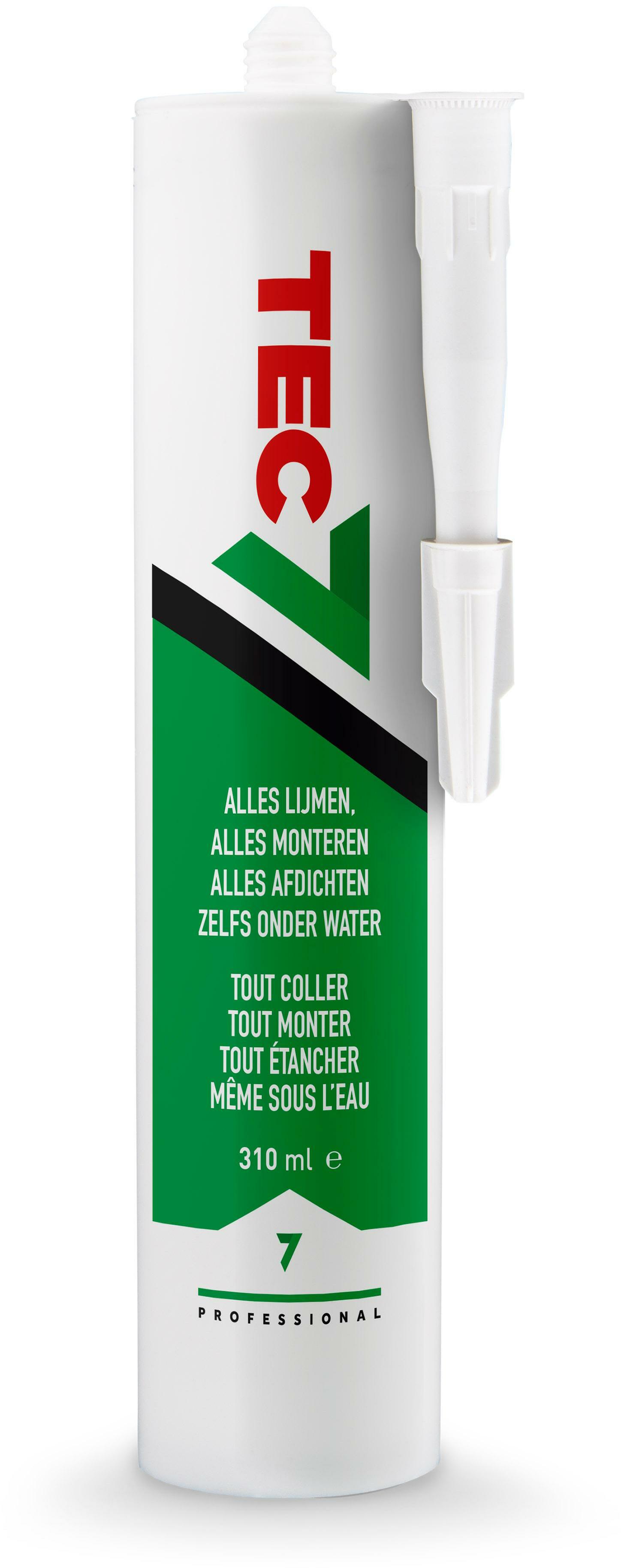 TEC7 535206000 all purpose adhesive white RAL 9016 in cartridge (310 ml ...