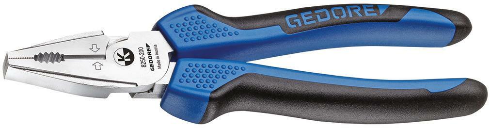 GEDORE 8250-200 JC Combination pliers POWER 200 mm with 2-component ...