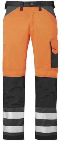 SNICKERS 3333 Hi Vis high visibility trousers class 2 (orange ...