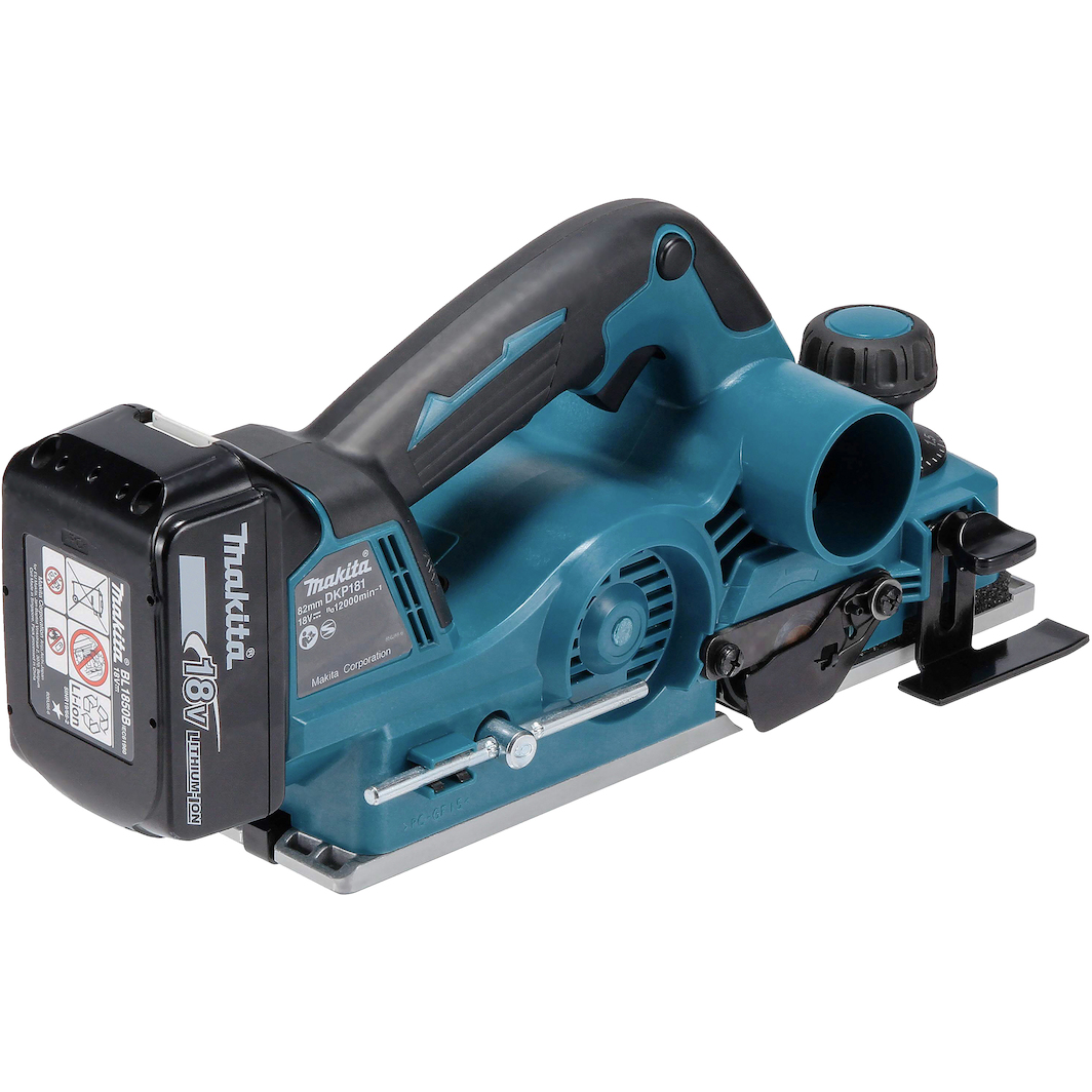 MAKITA DKP181RTJU 18V LXT cordless planer 82 mm in MAKPAC (2x 5.0Ah ...