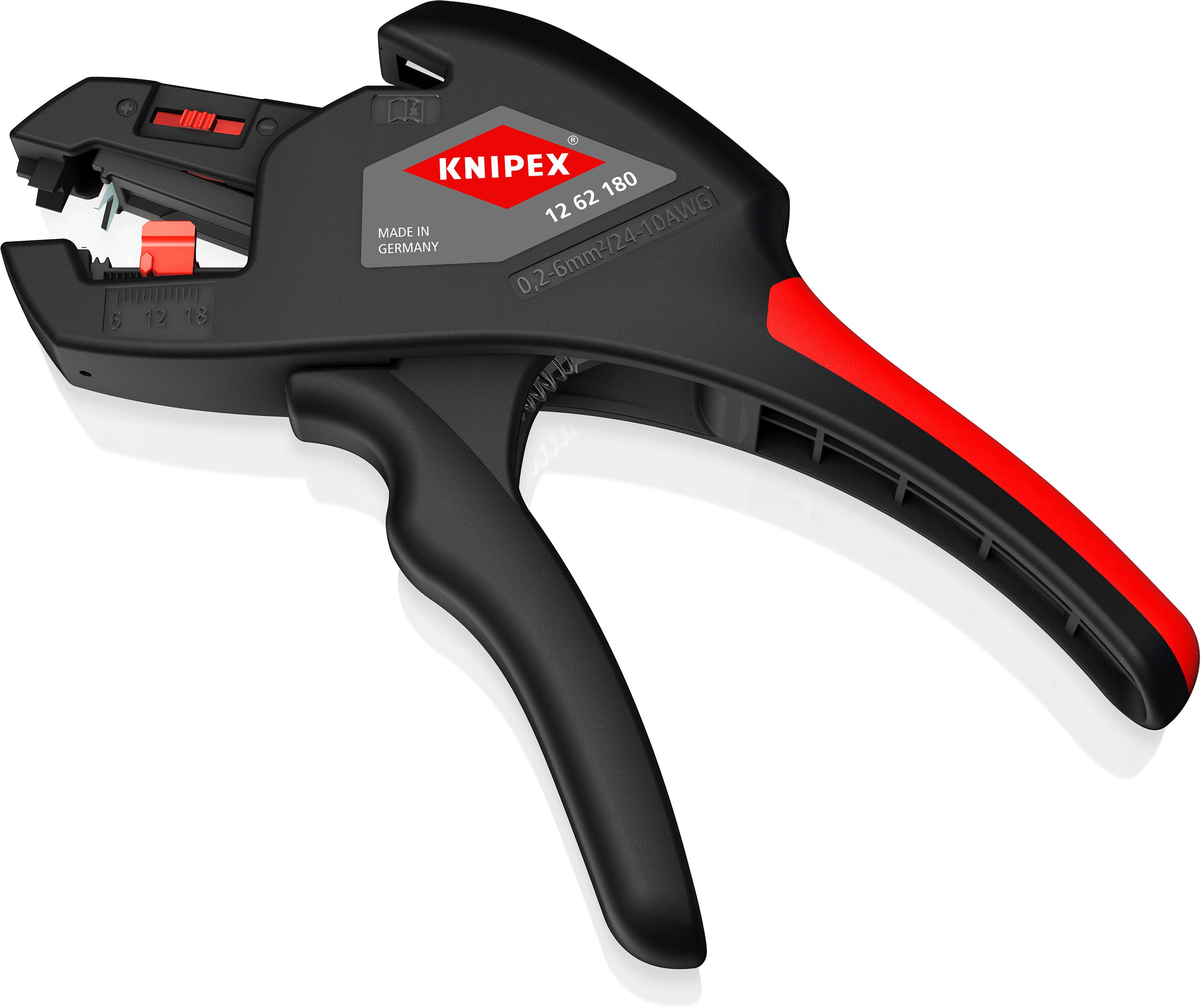 KNIPEX 12 62 180 automatic stripper 180 mm | Klium