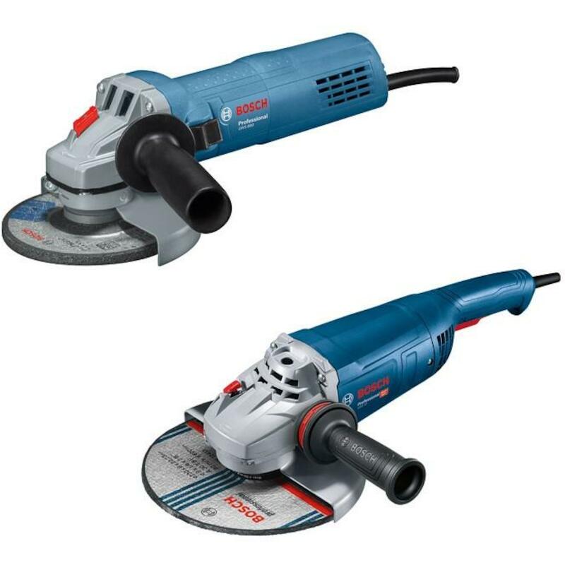 BOSCH 06018C1306 combi set GWS 20 230 J GWS 880 in 2 part box Klium
