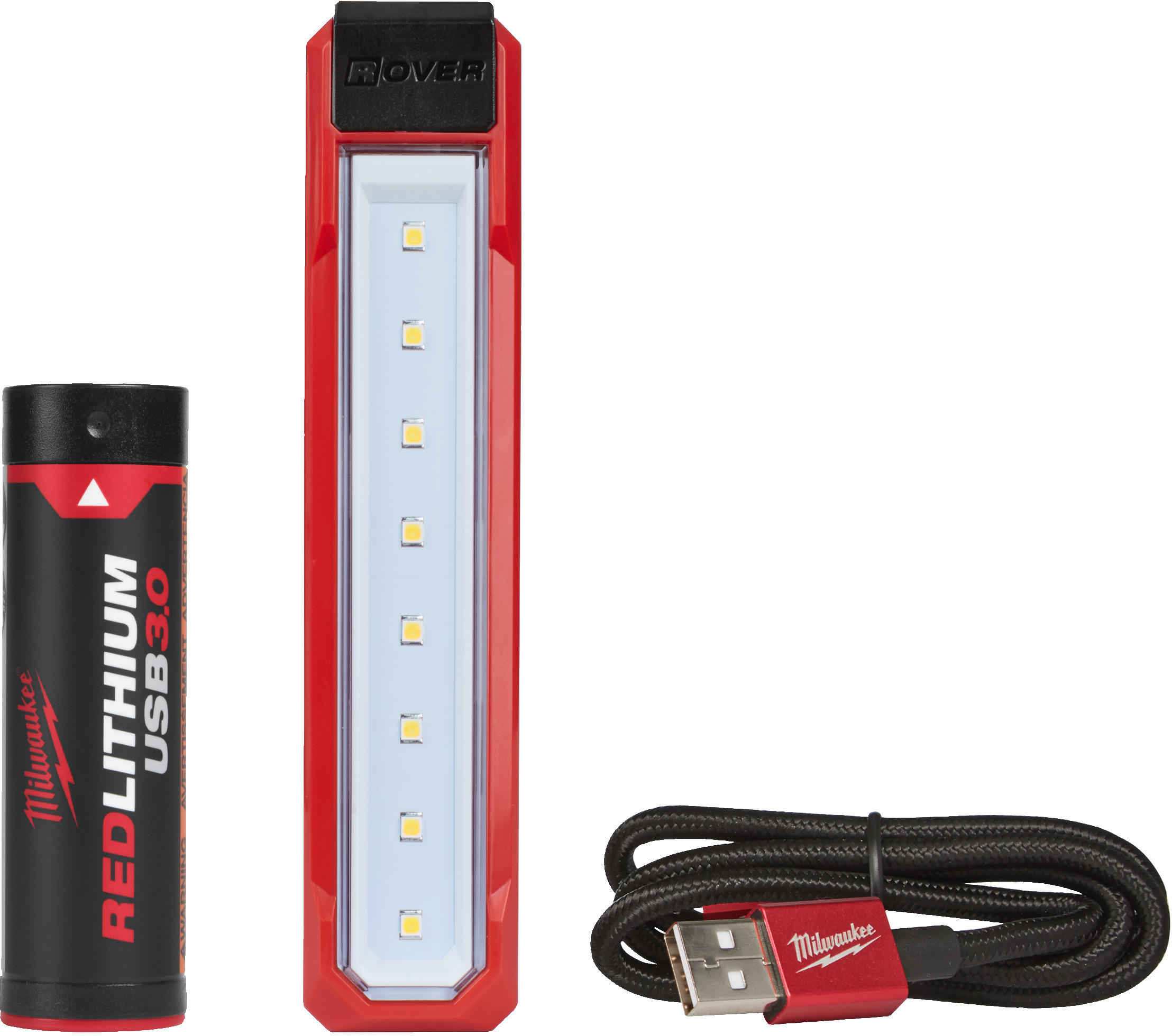 MILWAUKEE L4 FL-301 TRUEVIEW mini floodlight 445 lumens (with 3.0Ah battery, USB rechargeable ...