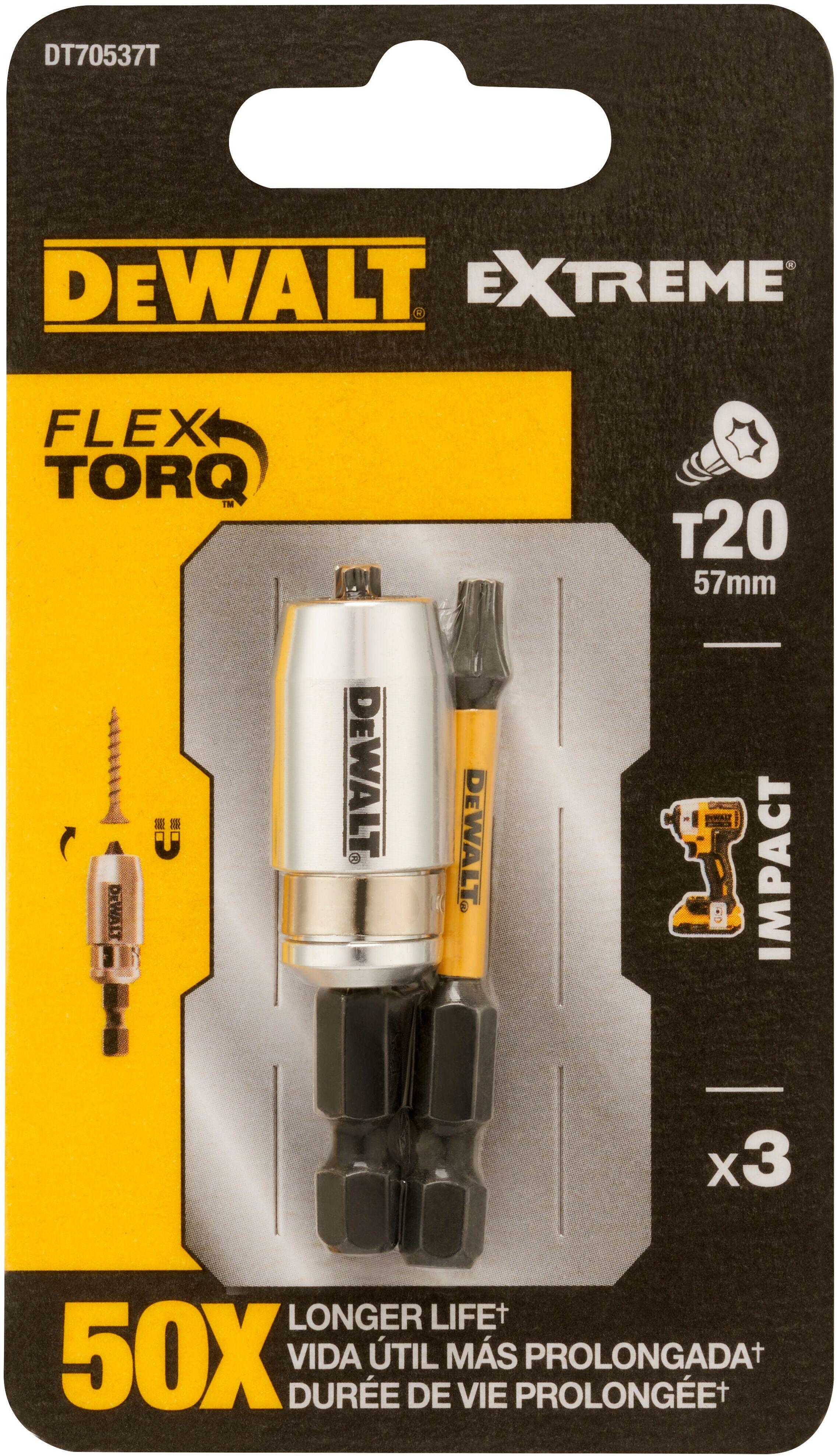 DEWALT DT70538T-QZ Impact Torsion screw bit T25 50mm with MagLock (2 ...