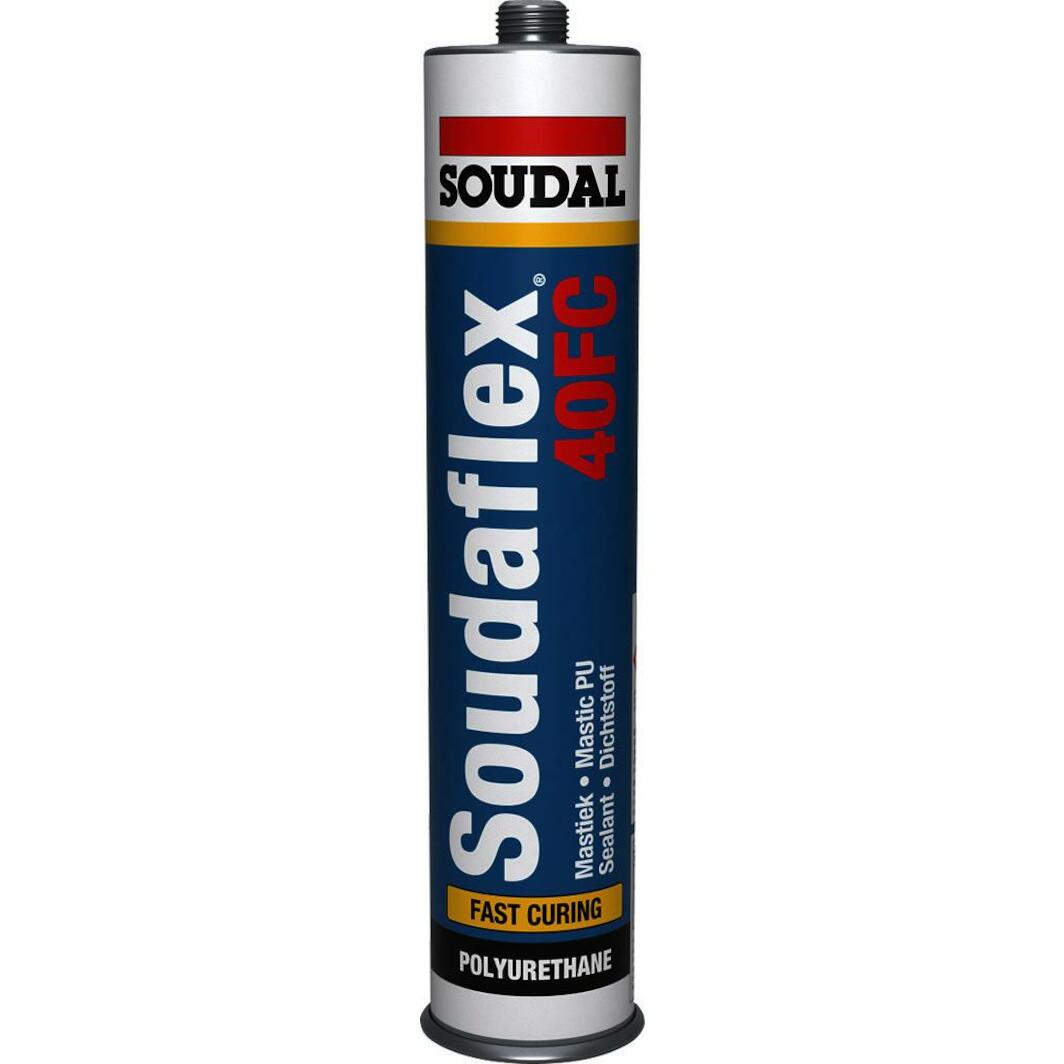 SOUDAL Soudaflex 40FC polyurethane adhesive sealant black 310 ml ...