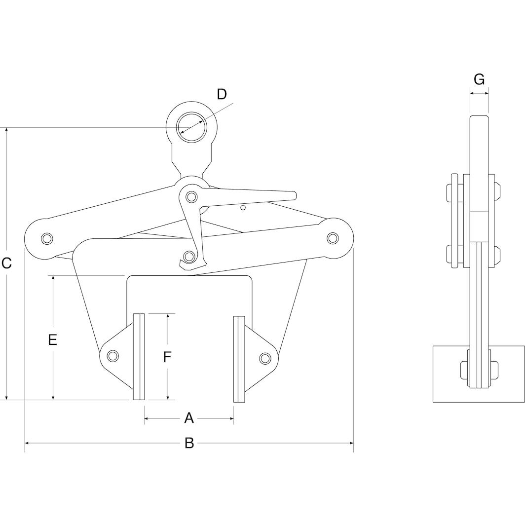REMA CBKN-3.0 block clamp 3 tonne - 3312019 | Klium
