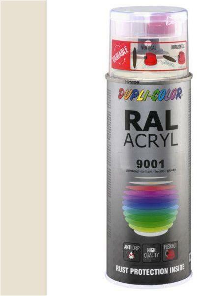 MOTIP 354793 spray paint dupli-colour RAL 9001 cream white high gloss ...