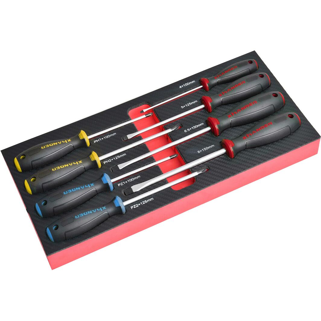 XHANDER 69141757 screwdriver set in foam module 8-piece | Klium