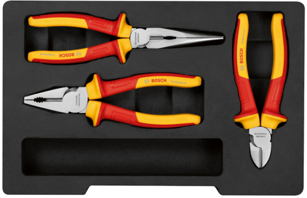BOSCH 1600A02NG0 VDE pliers set 3-piece | Klium