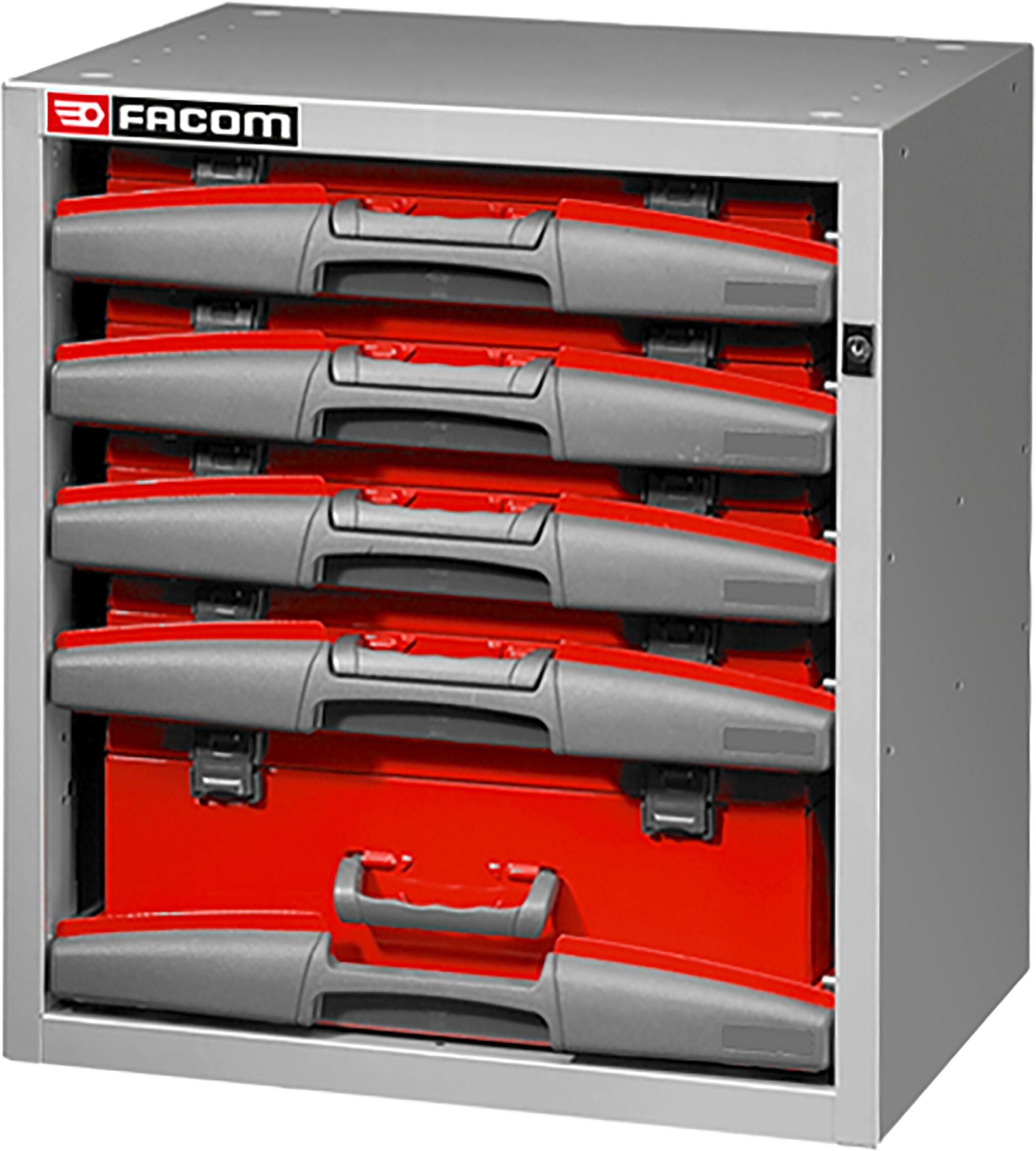 FACOM F50000024 tall cupboard with 5 removable boxes | Klium