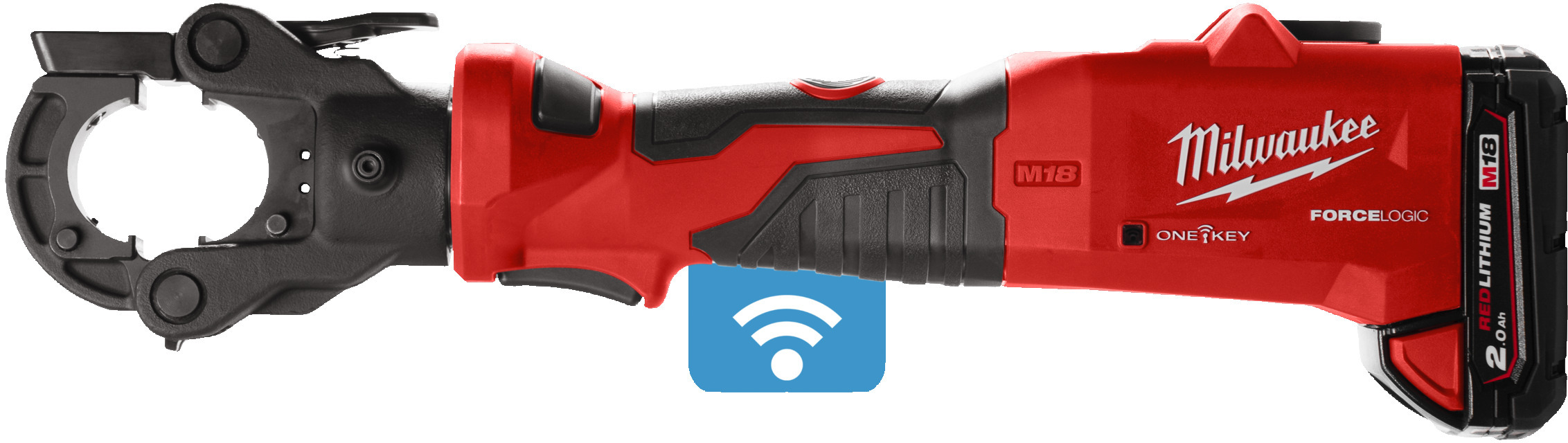 MILWAUKEE M18 ONEHCCT60-202C FORCE LOGIC cordless cable crimping pliers ...