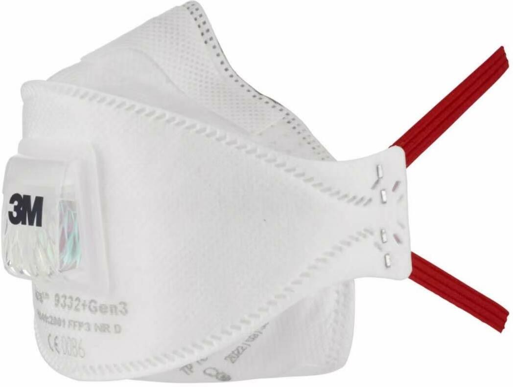 3M 9332+ Gen3 FFP3 Aura dust mask with exhalation valve - 7100134314 ...