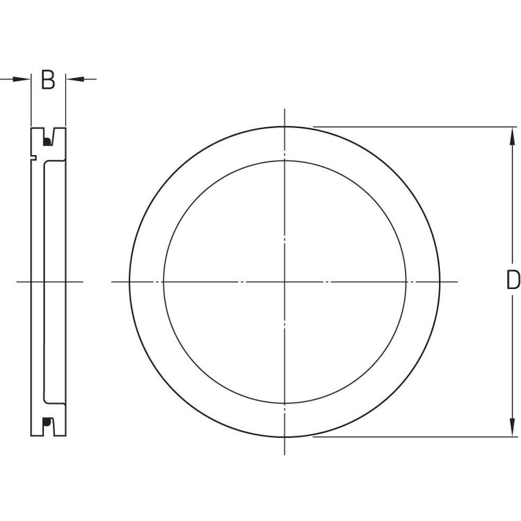 SKF ETS 60 steel end cap for SNL bearing housings 316 x 21 mm | Klium