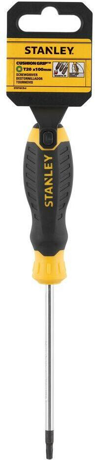 STANLEY STHT16179-0 CushionGrip screwdriver Torx TT20 x 100mm | Klium