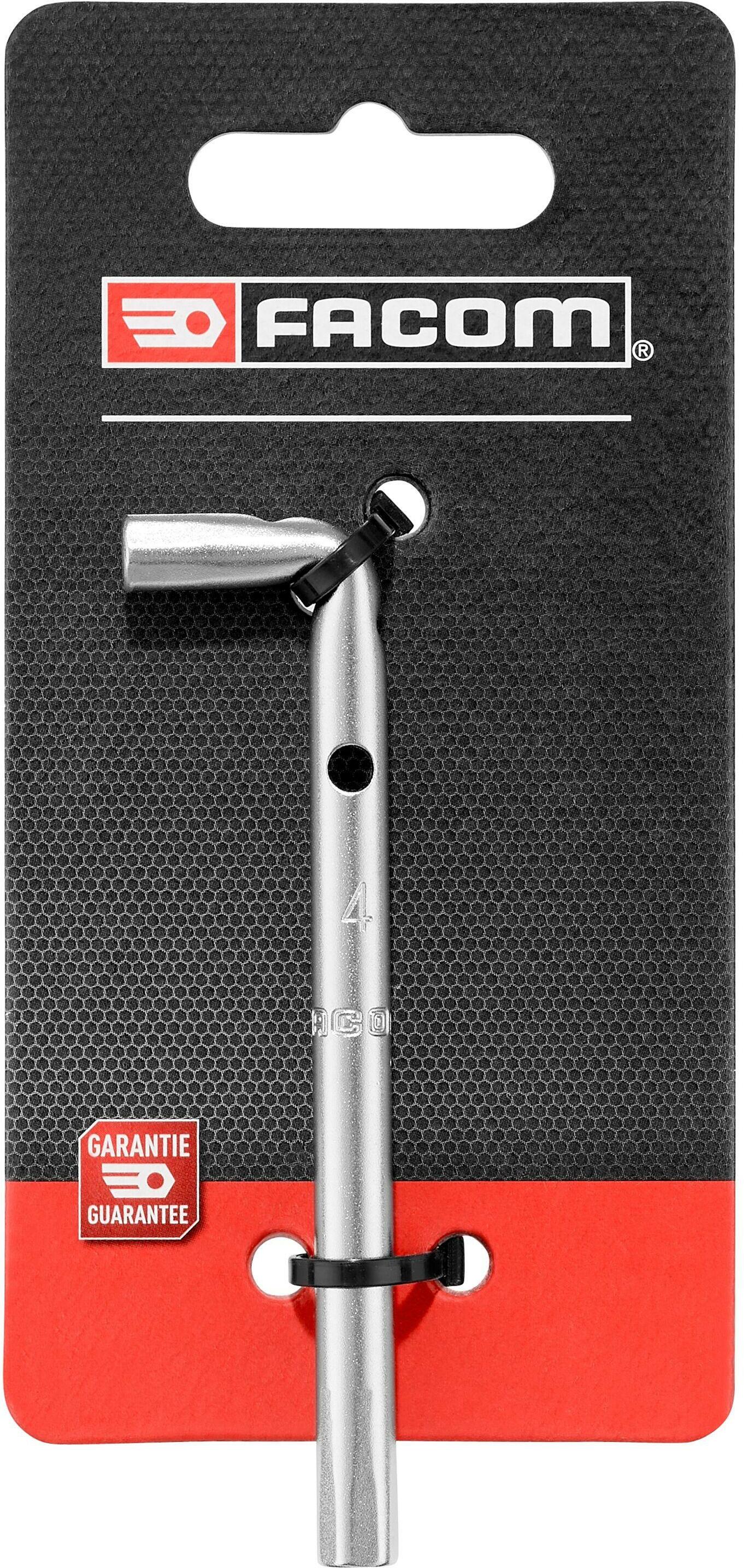 FACOM 92A.4PB bent hollow pipe spanner metric 4 mm | Klium