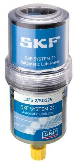 SKF TLSD 125/FG2 automatic single-point lubrication system with LGFG 2 food-safe bearing grease ...