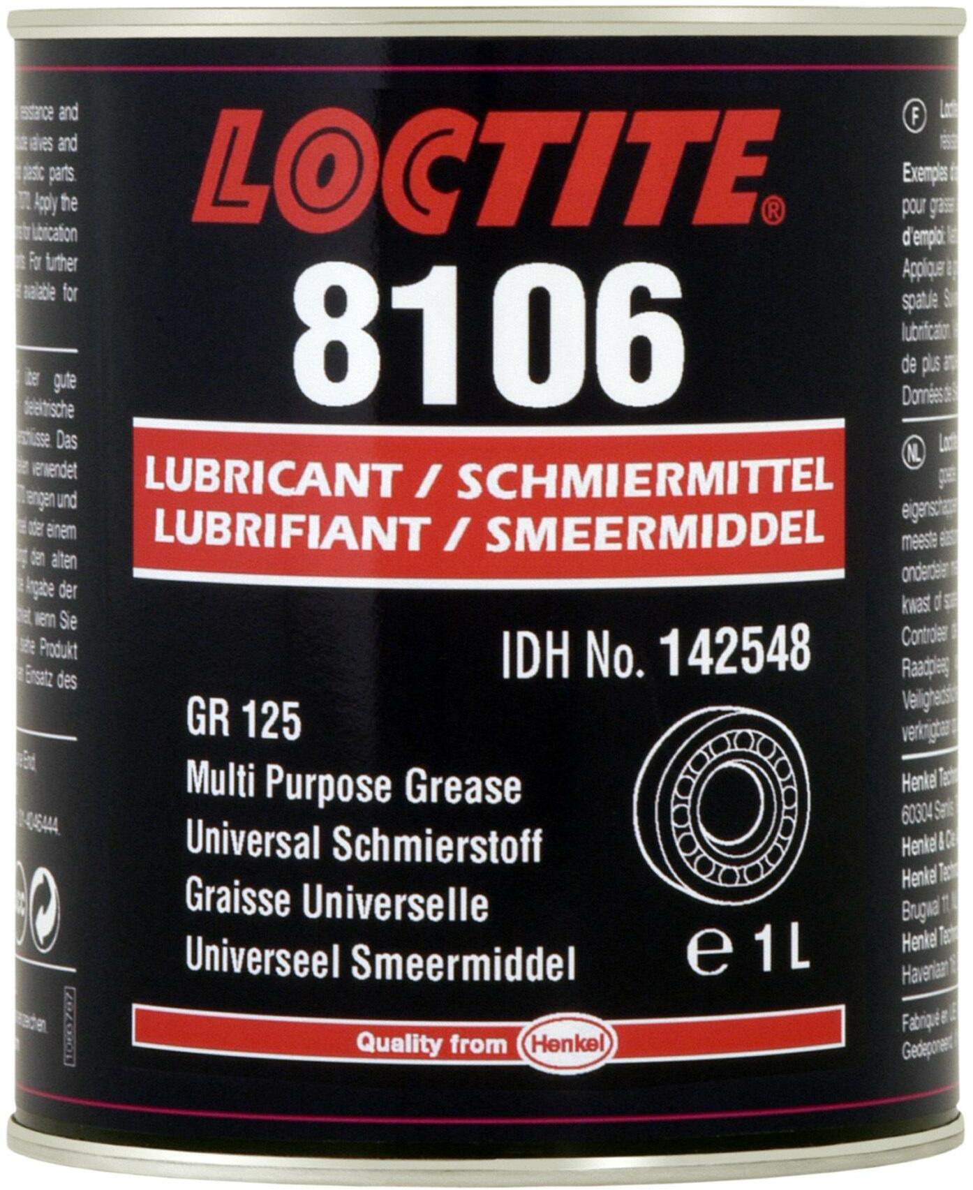 LOCTITE 8106 grease for moving parts light brown (1l tin) - 1118295 | Klium