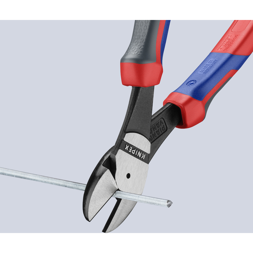 KNIPEX 74 02 200 power side cutters with comfort handles black ...