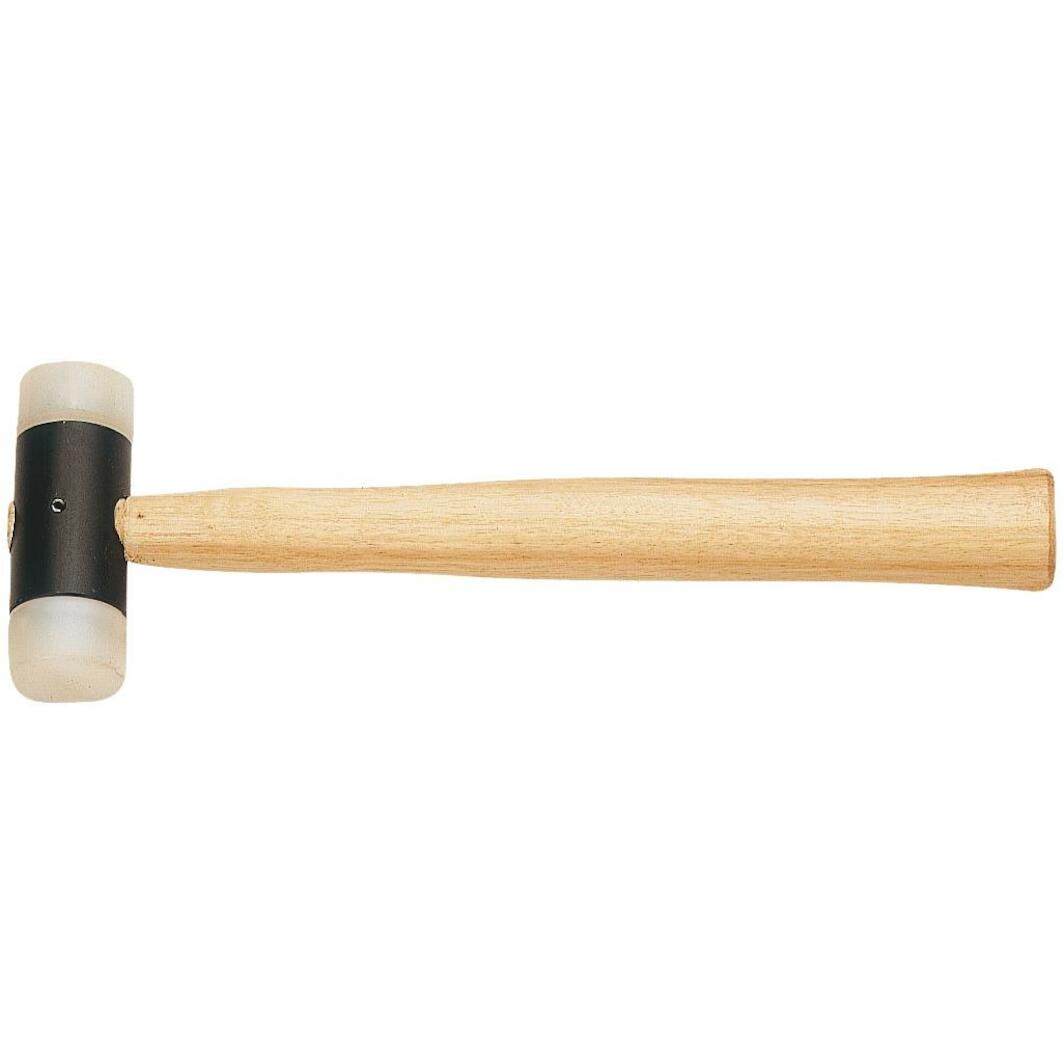 BAHCO 3625W-28 hammer with wooden handle and nylon head, 28 mm, 250 g ...