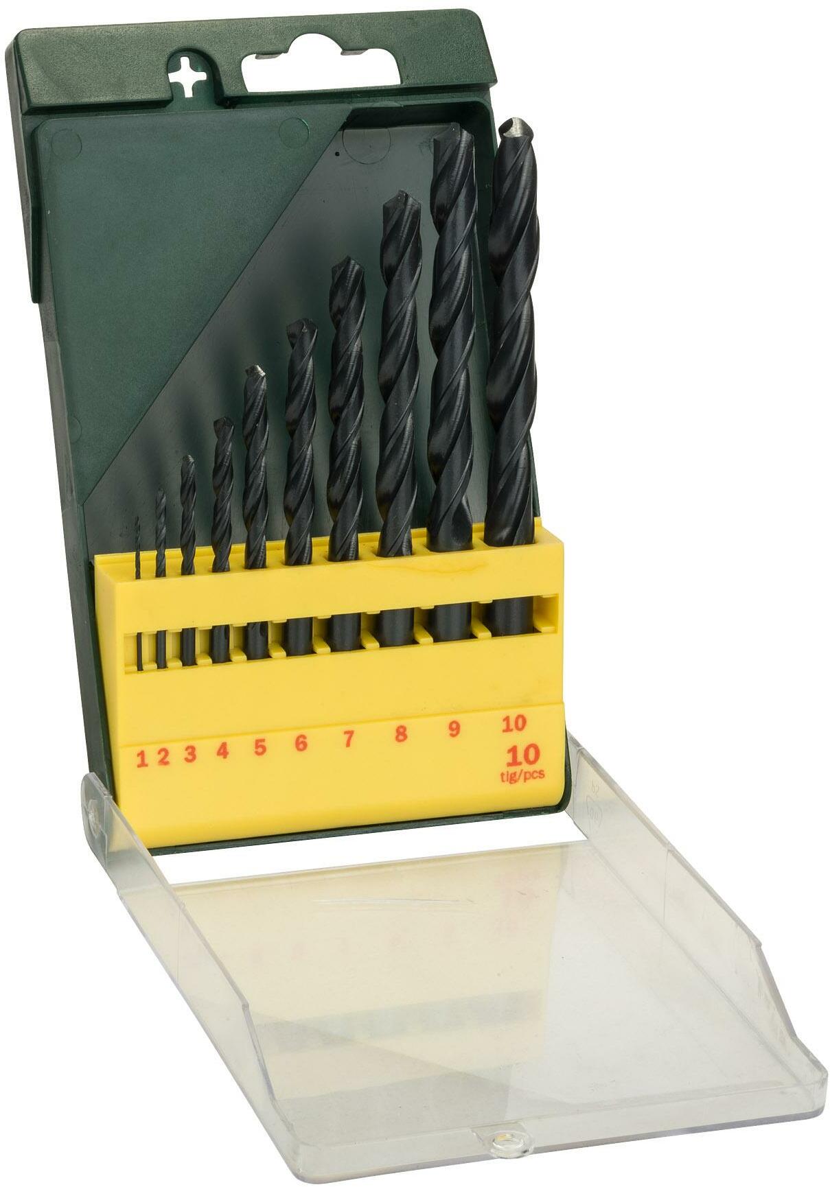 BOSCH 2607019442 metal drill bit set HSS-R in plastic box 10-piece | Klium