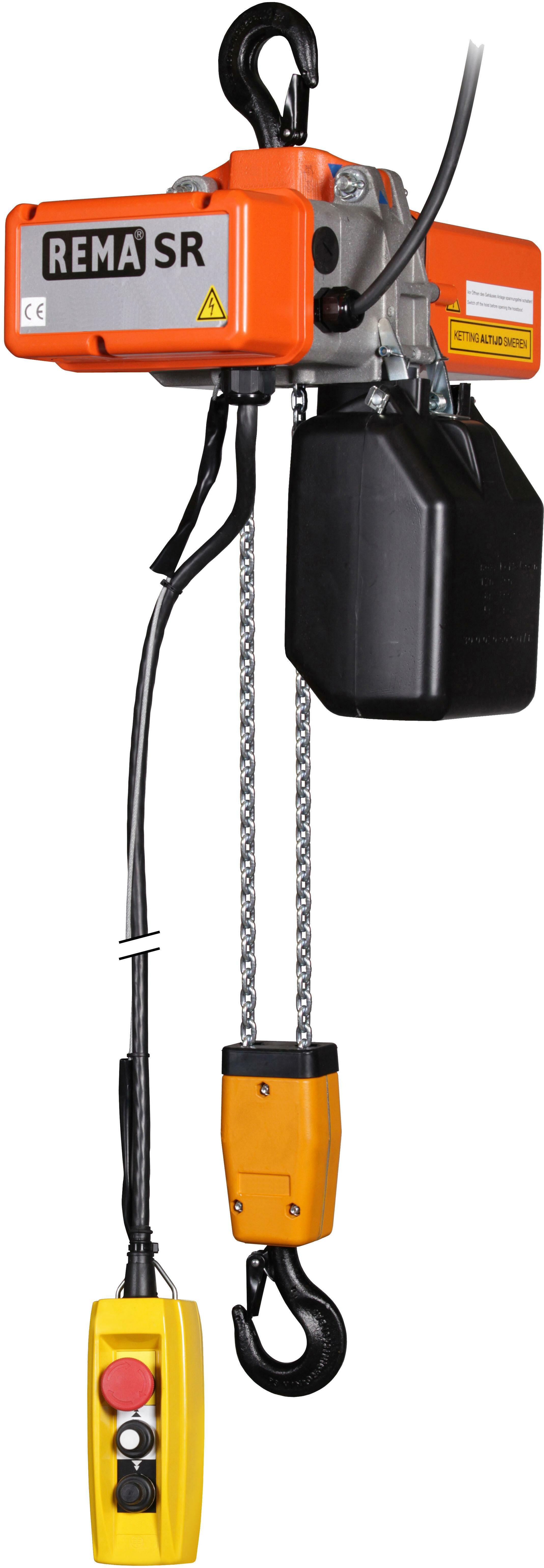 REMA SR030/52 electric chain hoist 400V/24V controlled 1 tonne, with ...