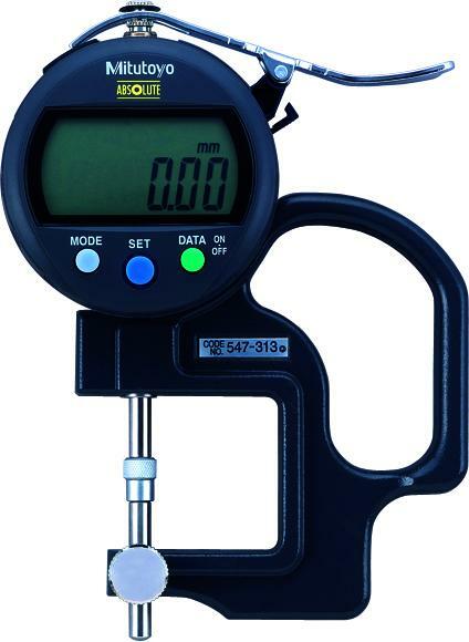 MITUTOYO 547-313 ABSOLUTE Digimatic thickness gauge with adjustable anvil 0-10 mm - 0.01 mm | Klium
