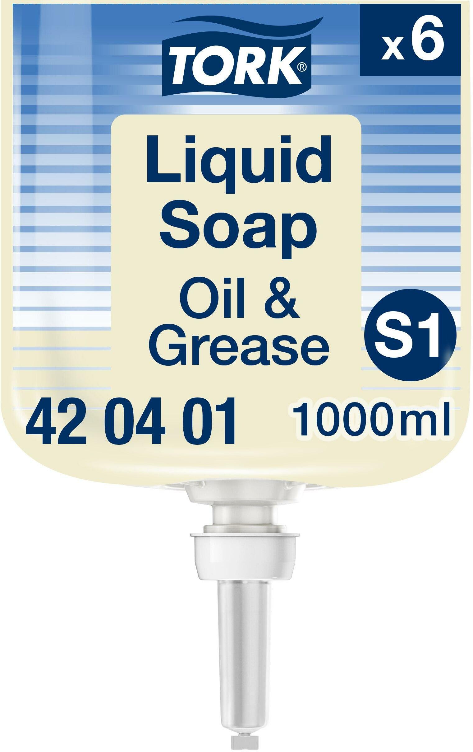 TORK 420401 liquid soap oil and grease S1 Premium (1000 ml) | Klium