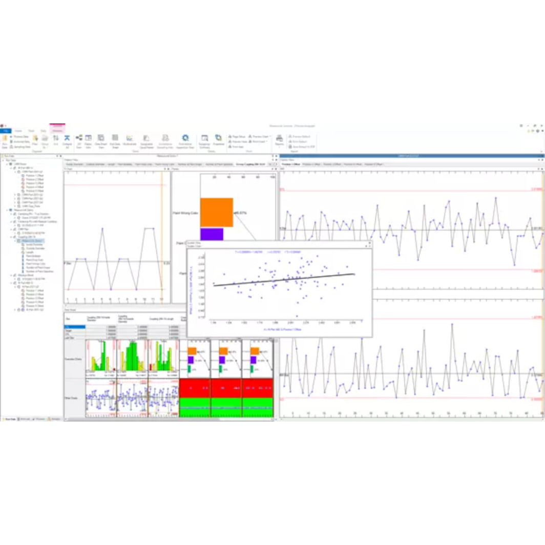 MITUTOYO MeasurLink 10 Process Analyzer Professional data management ...