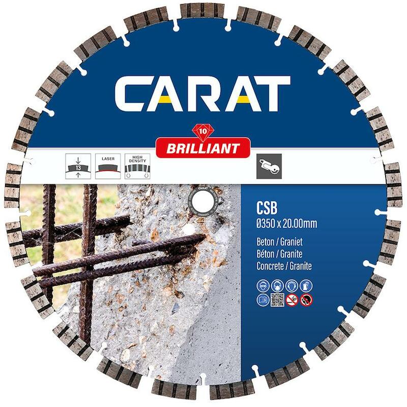 CARAT CSB4002000 CSB Brilliant diamond wheel for concrete 400x20.00 mm ...