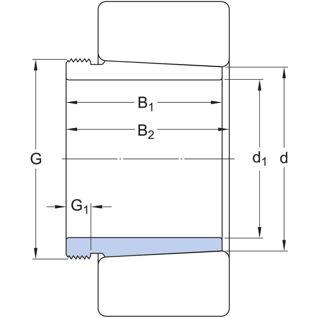 SKF AHX 2311 douille de pression 50xx54mm M60x2 | Klium