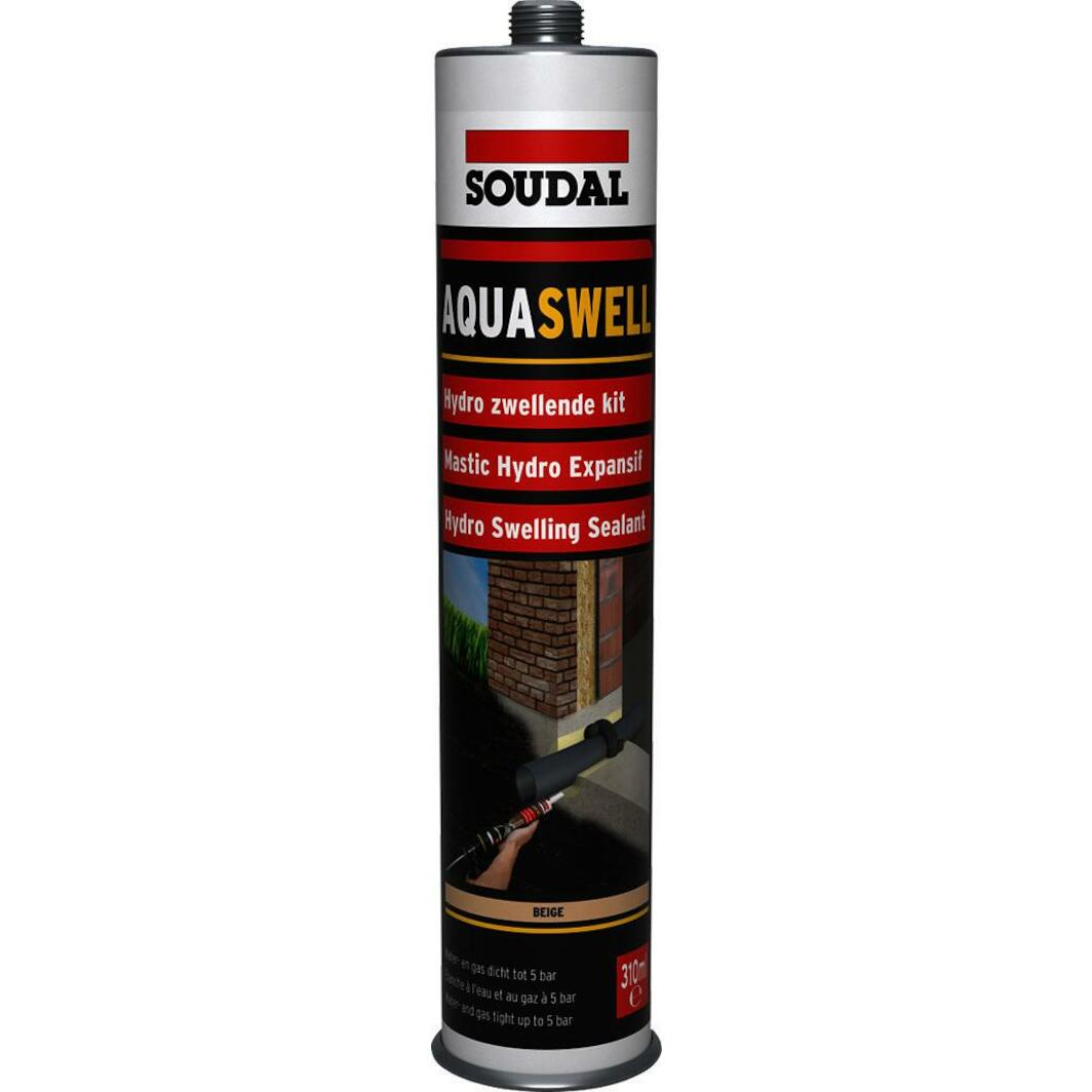 SOUDAL Aquaswell polyurethane joint sealant, swells on contact with ...