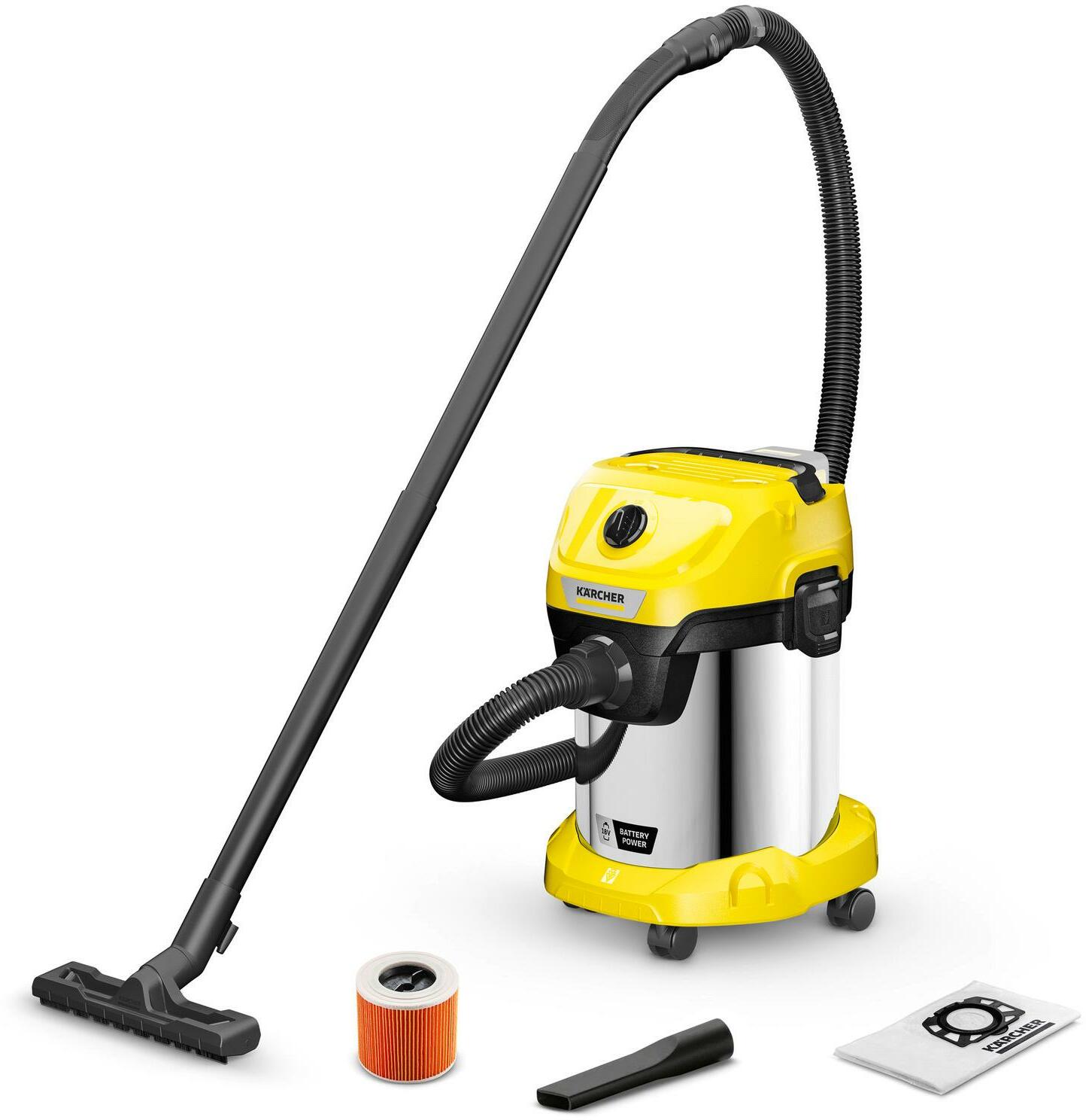 KARCHER HOME&GARDEN WD 3-18 S multifunctional cordless all-purpose ...