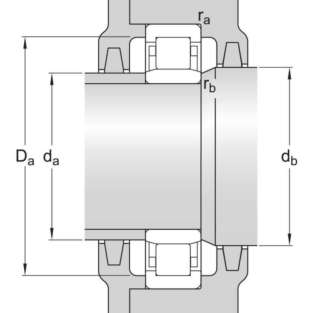 SKF NU 240 ECMA/C3 single-row cylindrical roller bearing 200 x 360 x 58 ...
