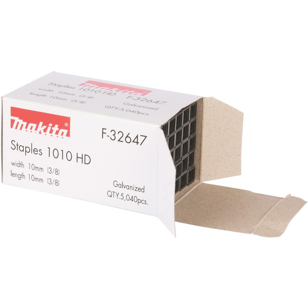 MAKITA F-32647 staples 10mm 1010HD galvanised (5040 pcs) | Klium