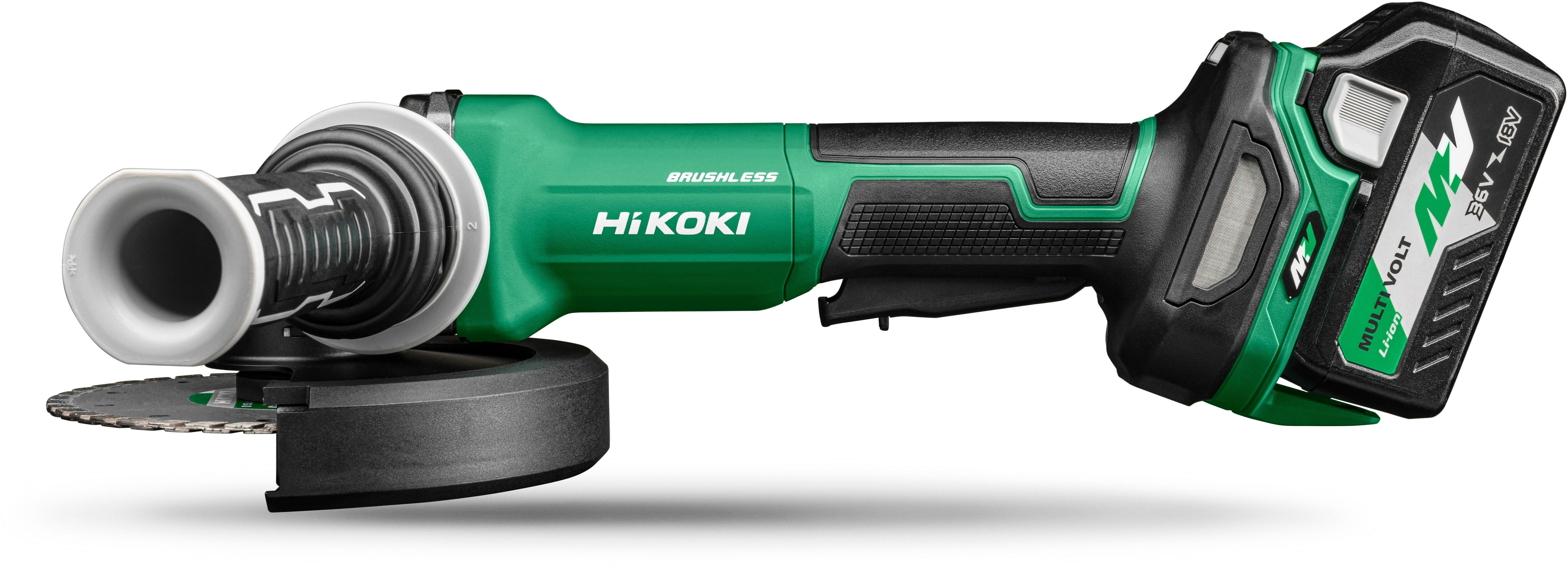 HIKOKI G3615DVFWQZ 36V cordless angle grinder 150 mm in HSC III (2x 2 ...