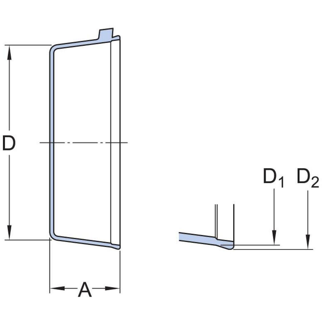 SKF ECY 213 end cap for ball bearing unit 126 x 42 mm | Klium