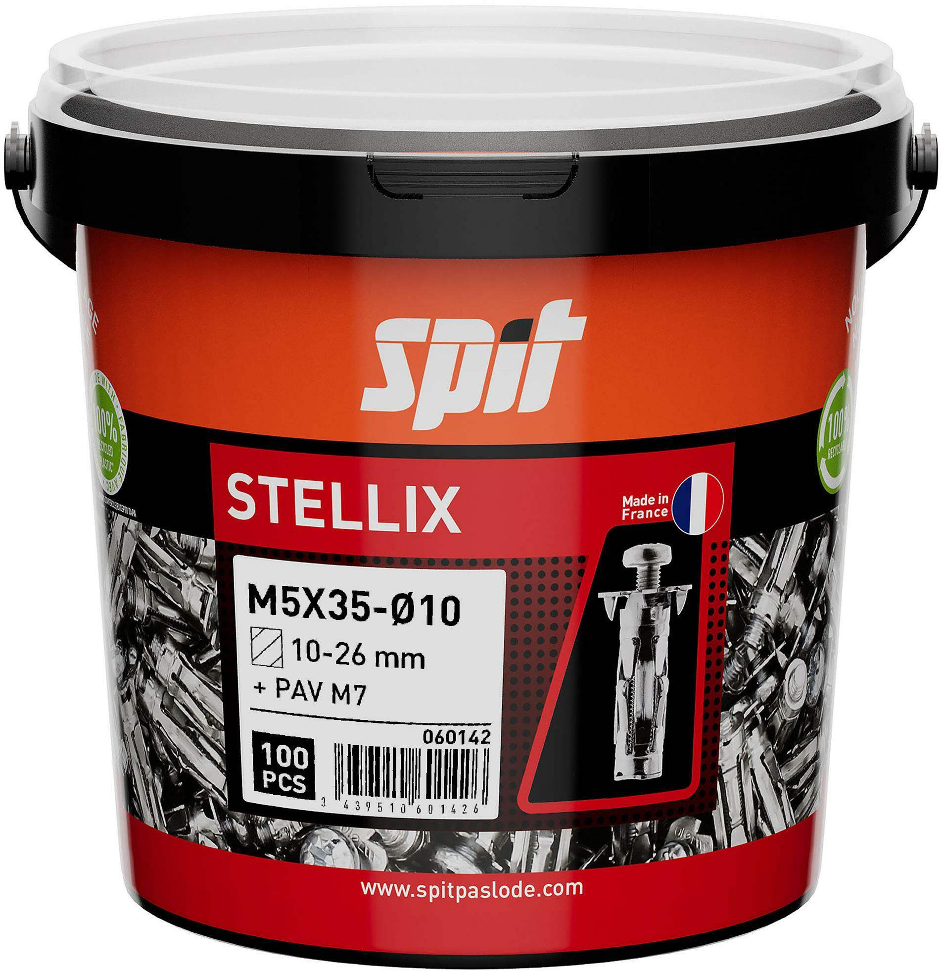 SPIT 060142 STELLIX metal hollow wall plug with screw for hollow ...
